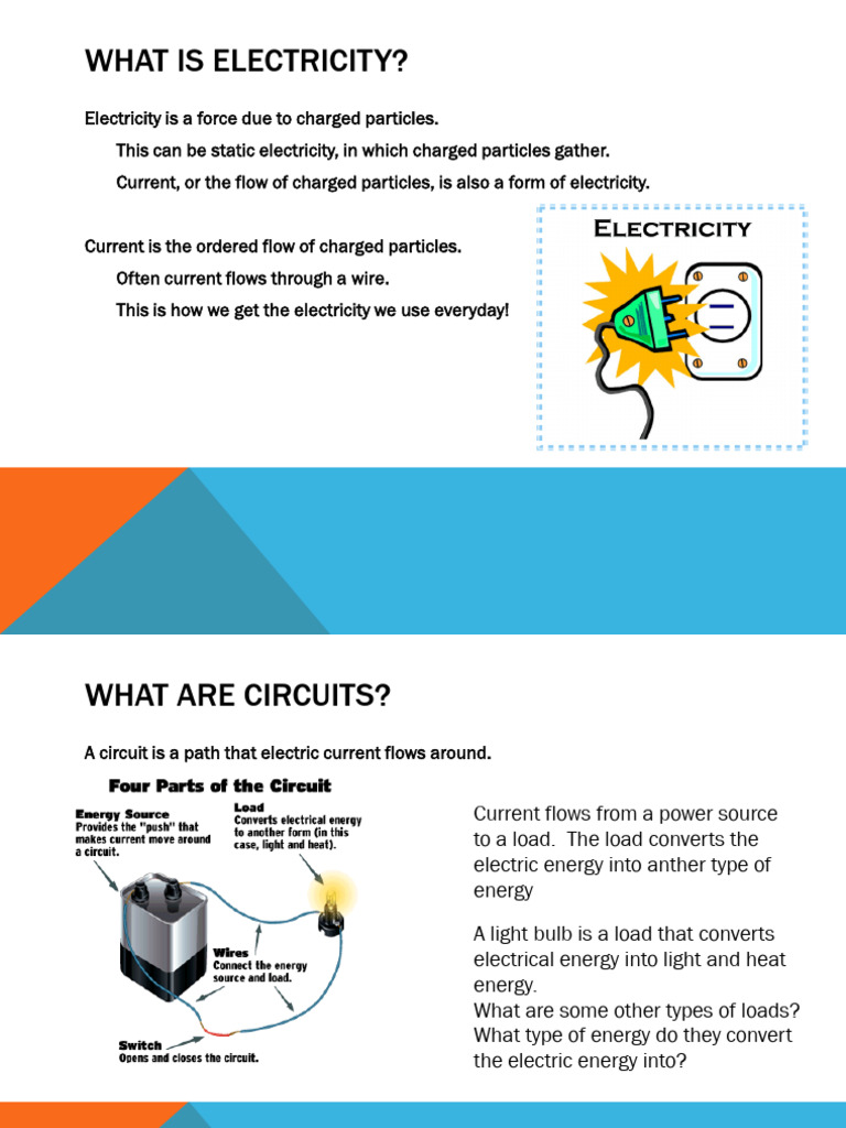 Electricity & Circuits | PDF