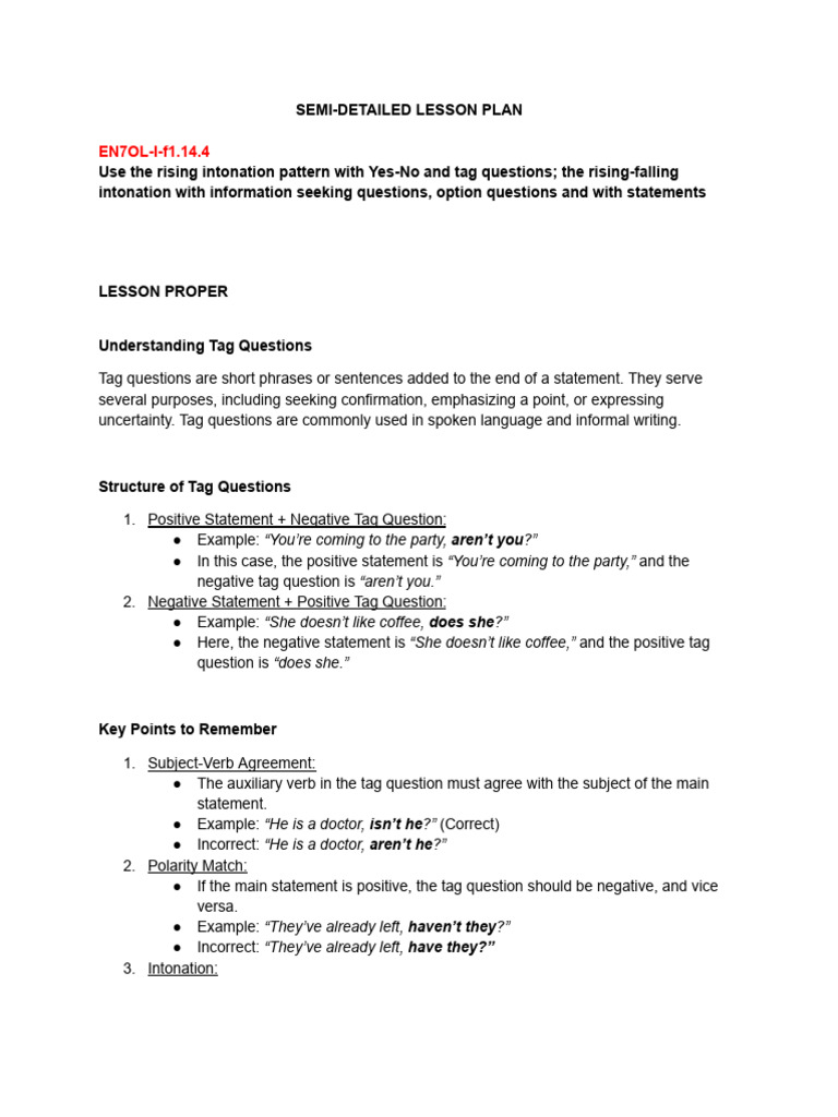Presenting a new lesson_Discussion | PDF | Question | Linguistic Morphology