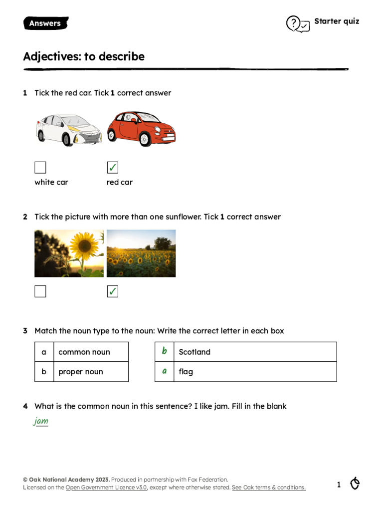 Starter Questions Answers | PDF | Language Arts & Discipline | Foreign ...