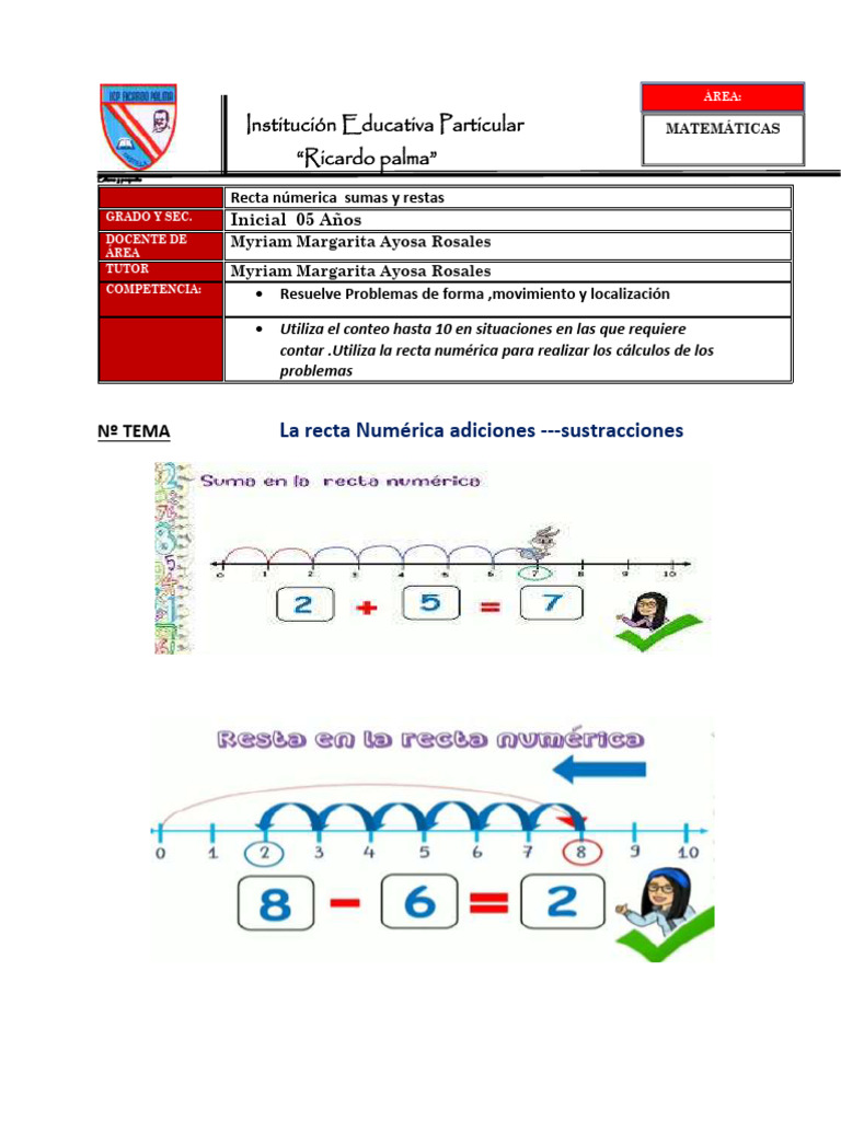 Recta Numerica | PDF