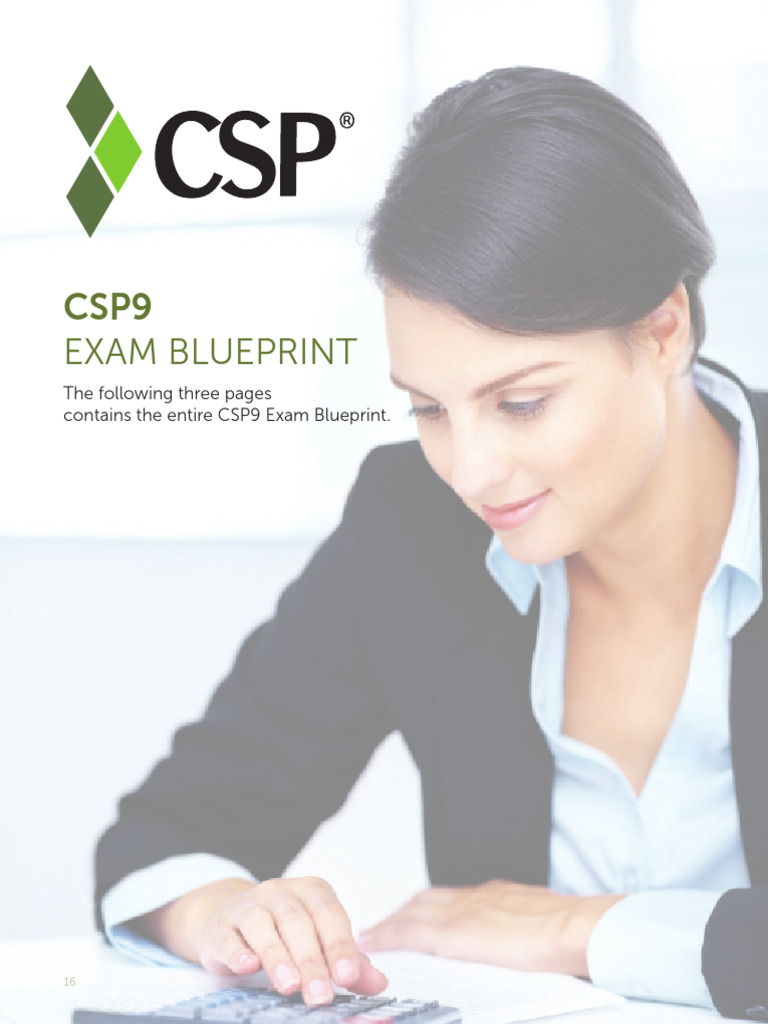 CSP Blueprint | PDF | Risk | Risk Management CSP Blueprint | PDF | Risk | Risk Management