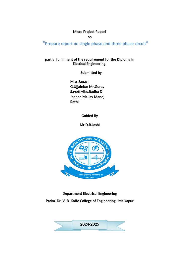 Single Phase and Tree Phase55555 | PDF | Power (Physics) | Electric Power