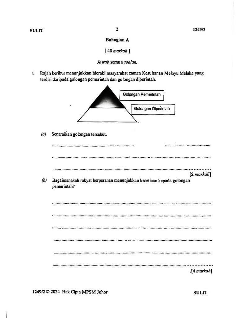 Sejarah k2 MPSM Johor-2024 | PDF