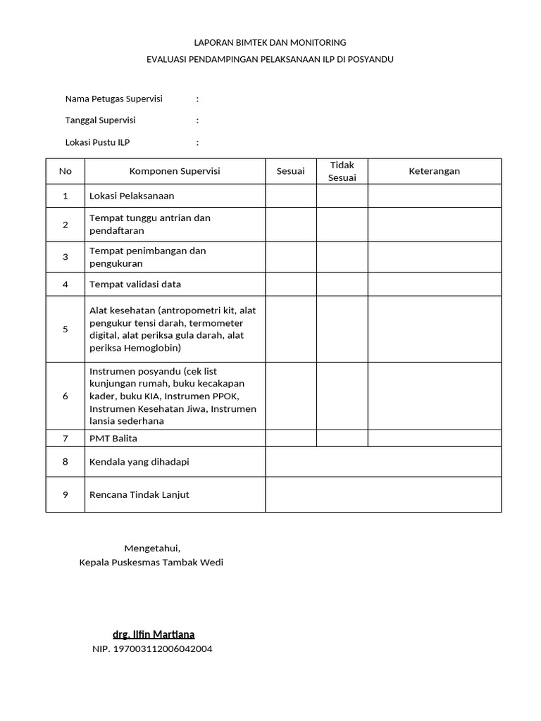 Laporan Kegiatan Pendampingan ILP | PDF