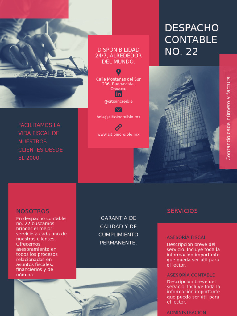 Plantilla de Triptico Informativo 5 | PDF