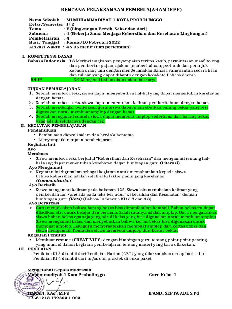 Tema - I - Semester II - Ifandi Septa Adi - Pengelolaan Sampah - Recyle Sampah Kertas Dan Daun ...