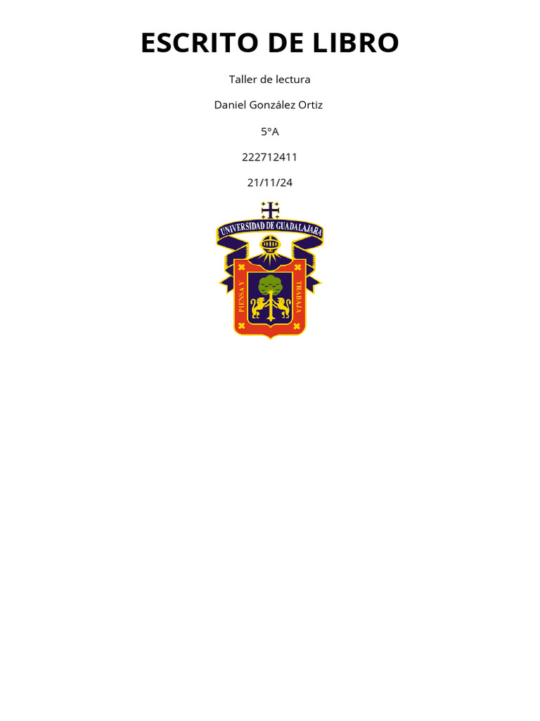 Escrito de Libro | PDF