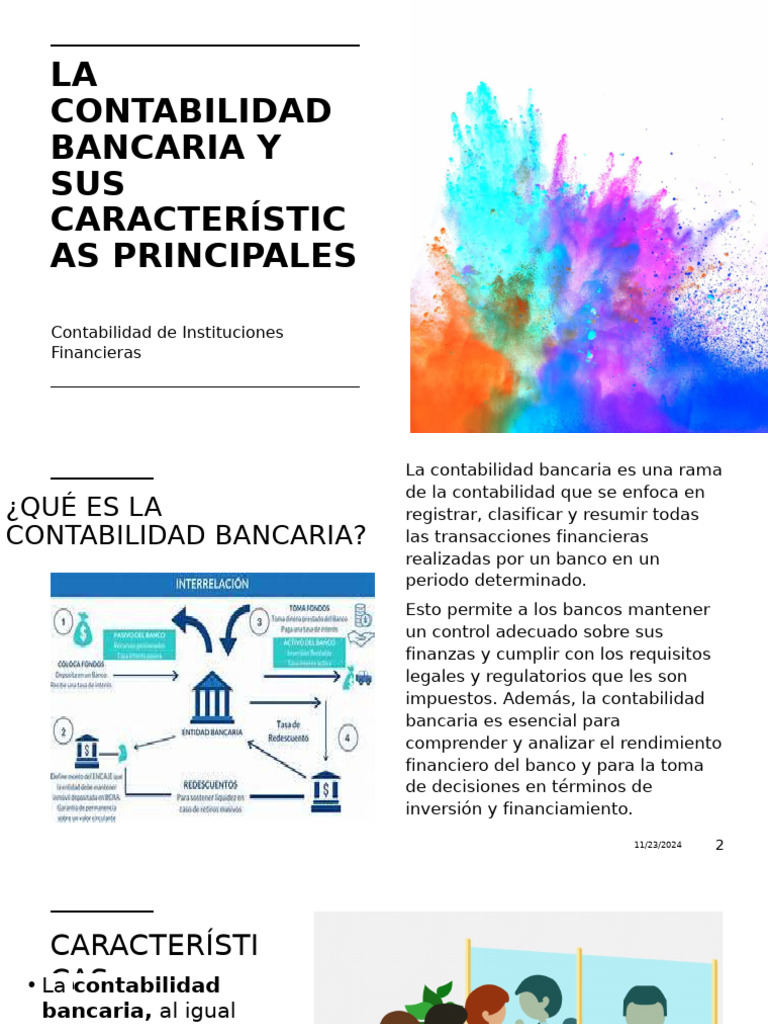Contabilidad Bancaria: Características y Tipos | PDF | Contabilidad ...