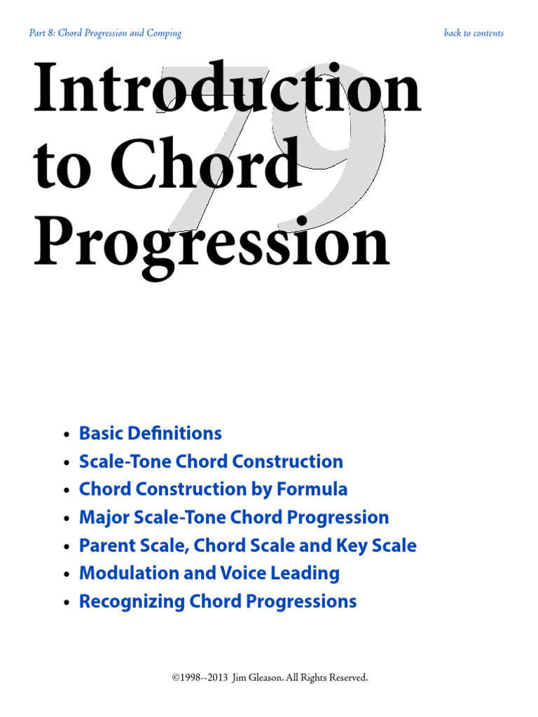 01-Introduction To Chord Progression | PDF | Minor Scale | Chord (Music)