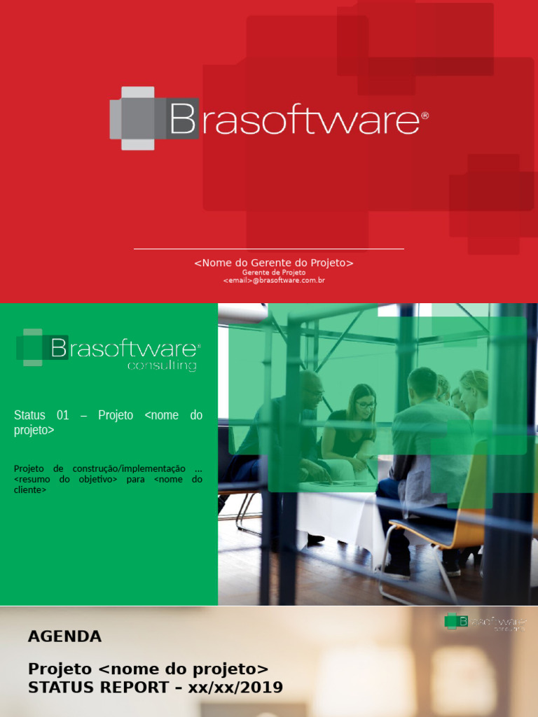 08 Statusreport Cliente Projeto | PDF | Informática