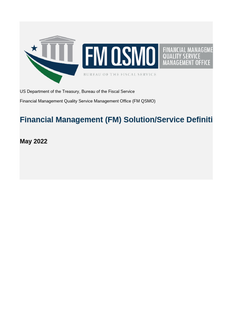 FM Solution/Service Definition Template | PDF | Payments | Computer Network