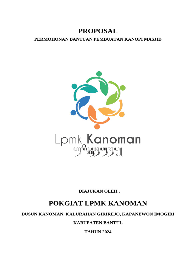Proposal Kanopi Kanoman | PDF