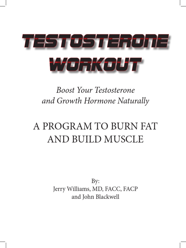 Testosterone Workout 4!27!18 | PDF | Glycogen | Aerobic Exercise