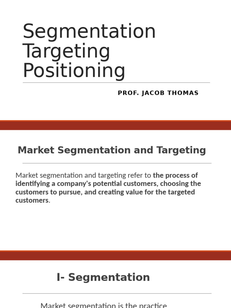 Unit 2 PPT 5 | PDF | Market Segmentation | Brand
