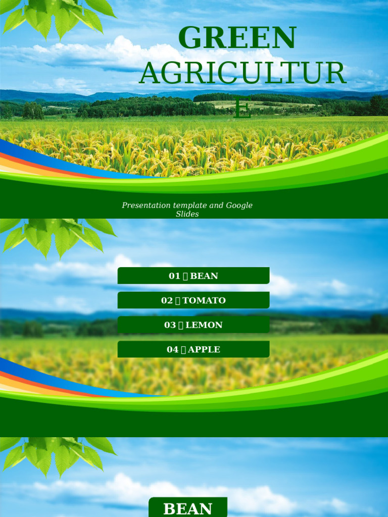 Green Agriculture Powerpoint Slides | PDF | Microsoft Power Point Green Agriculture Powerpoint Slides | PDF | Microsoft Power Point