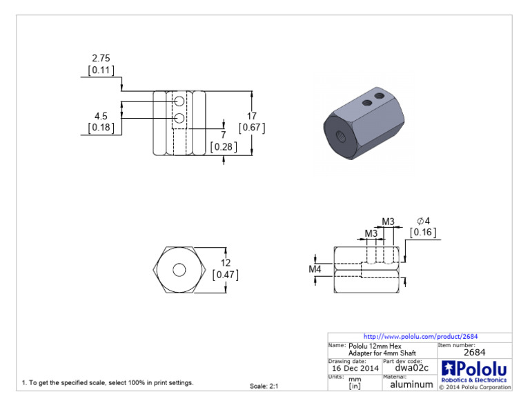 2684 Dimensions | PDF