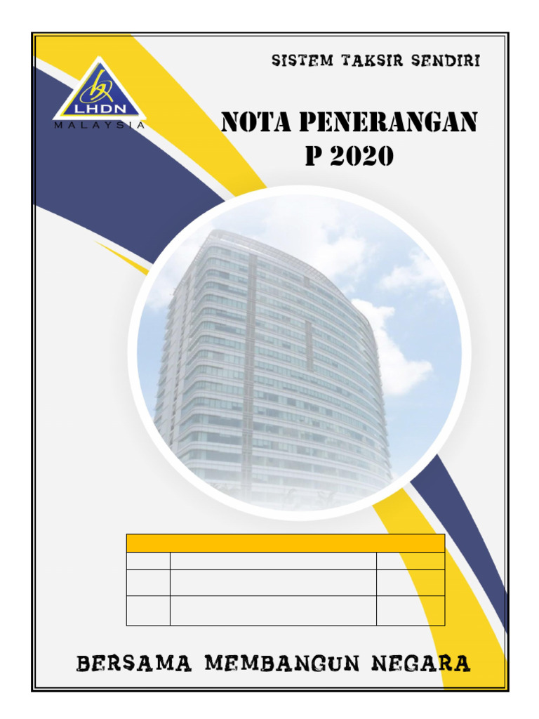 NotaPenerangan P2020 1 | PDF