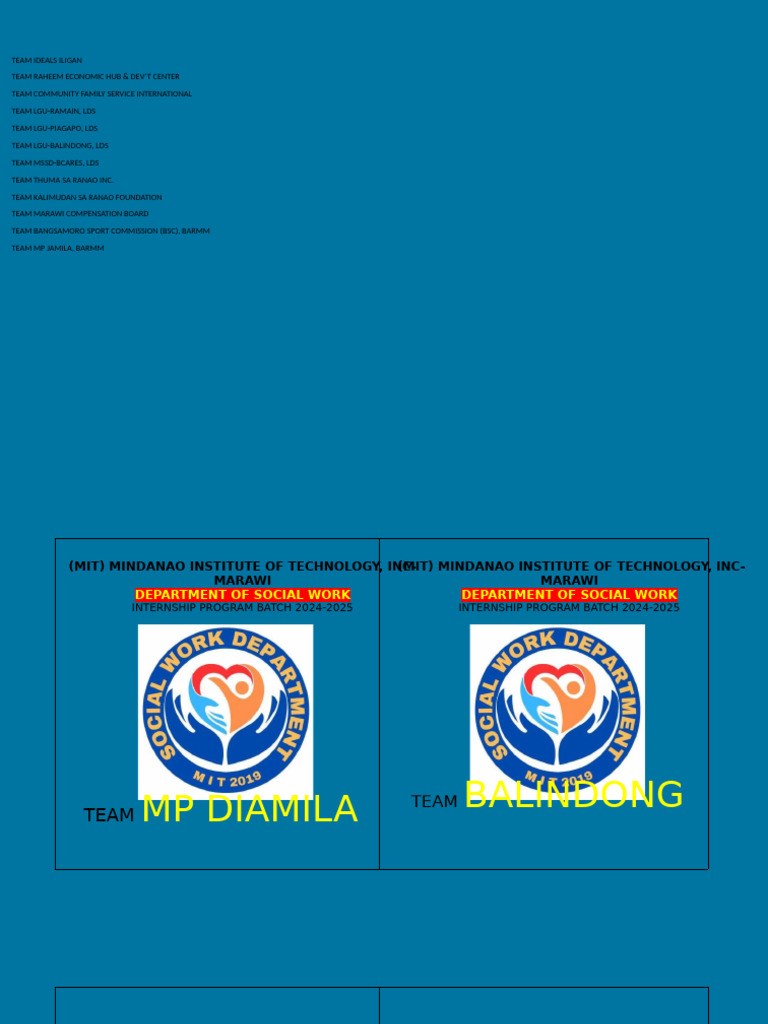 Team Posters Mit | PDF