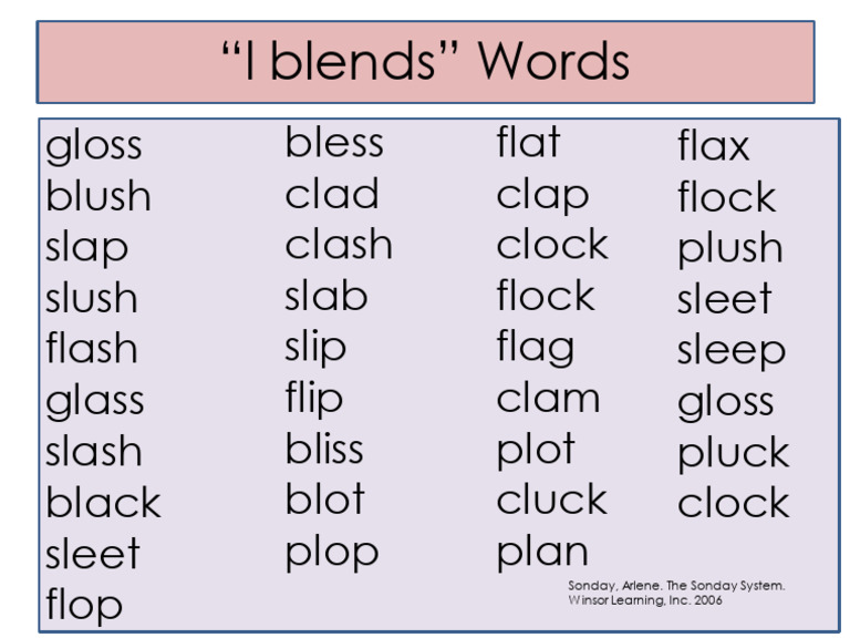 l blends | PDF
