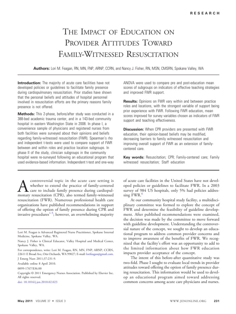 Family Presence During Resuscitation 1-S2.0-S0099176710001108-Main ...