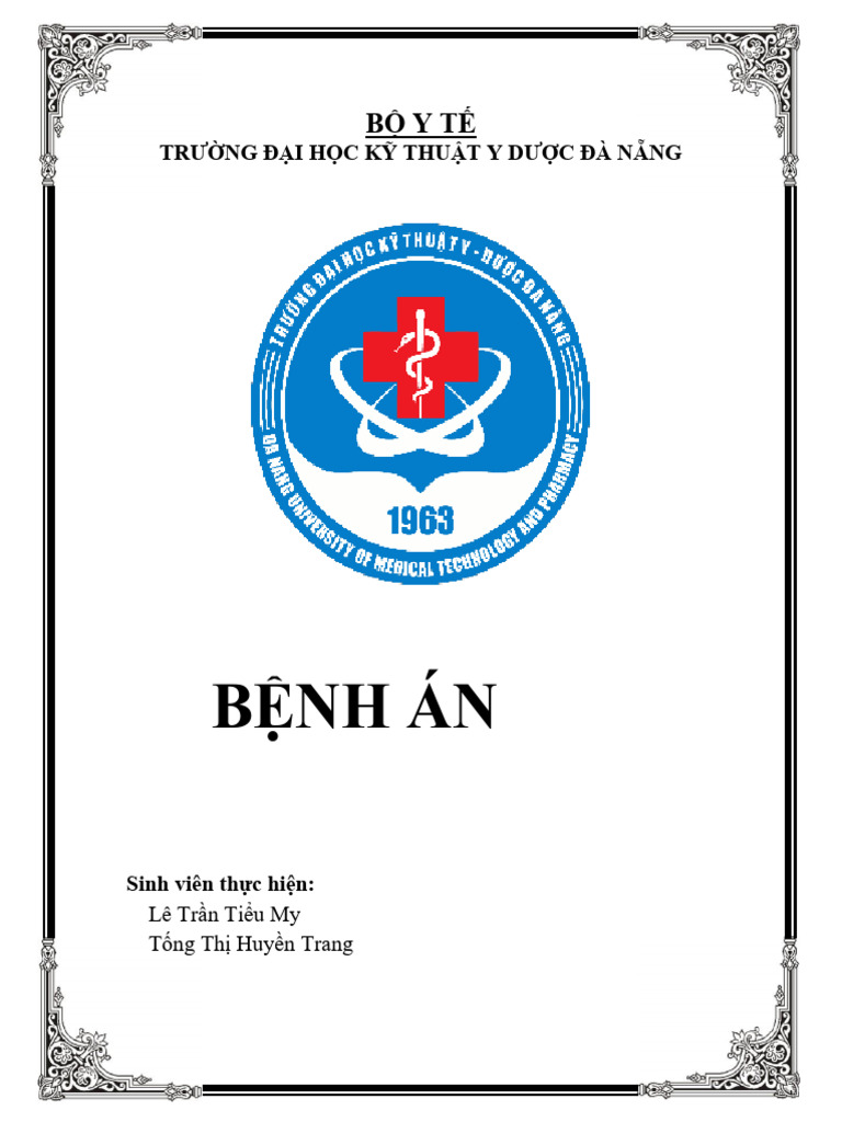 Bệnh án thi (TT-TM) | PDF