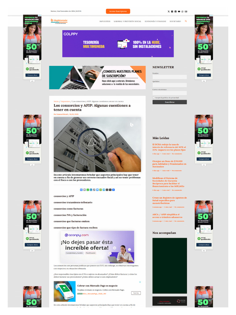 AFIP y Consorcios | PDF