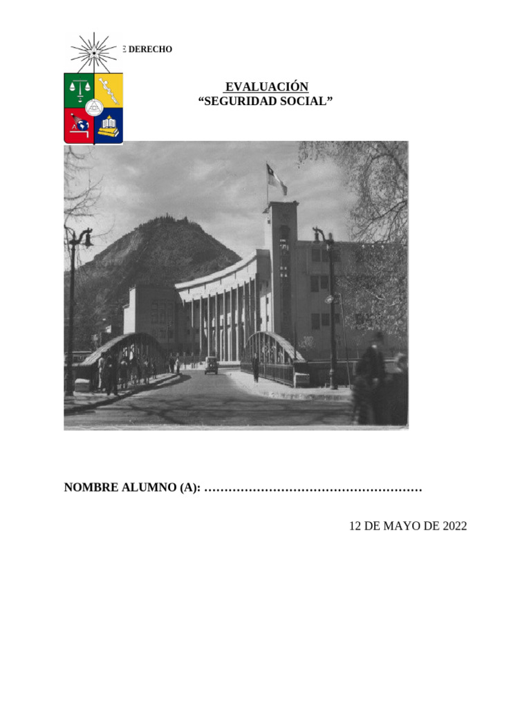 Evaluación de Seguridad Social en Chile | PDF | Pensión | Bienestar