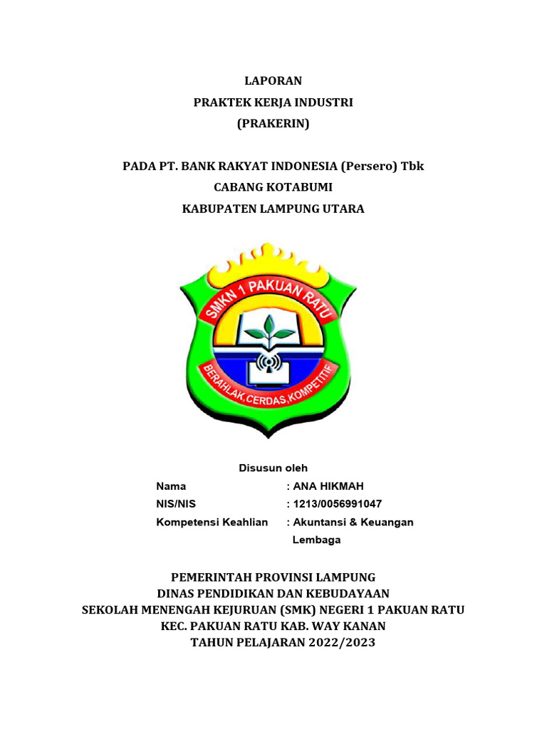 LAPORAN PKL Noval Kurniansah-1 | PDF | Karier & Perkembangan | Bisnis