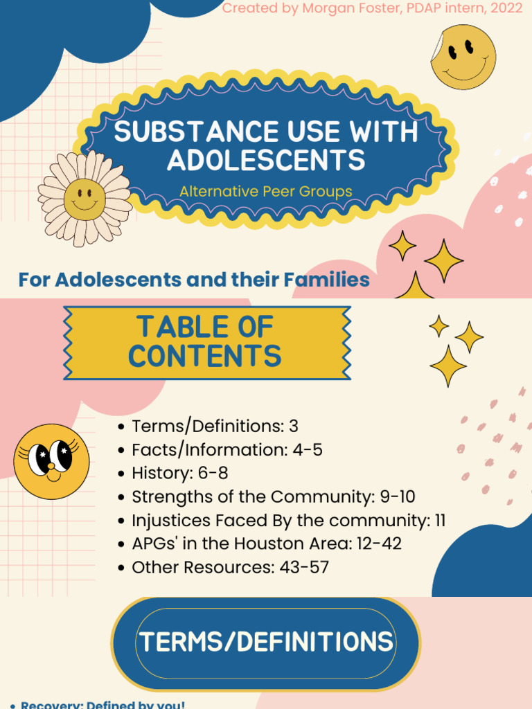 Toolkit Substance Use With Adolescents | PDF | Drug Rehabilitation ...