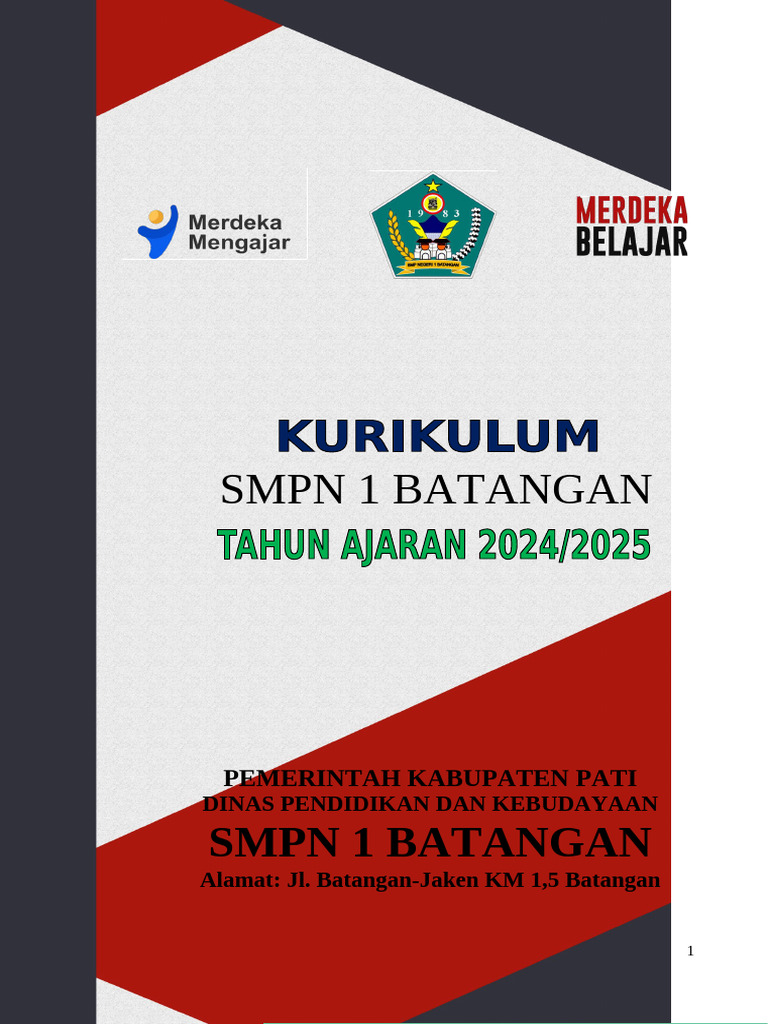 Kurikulum Kosp 2024 | PDF