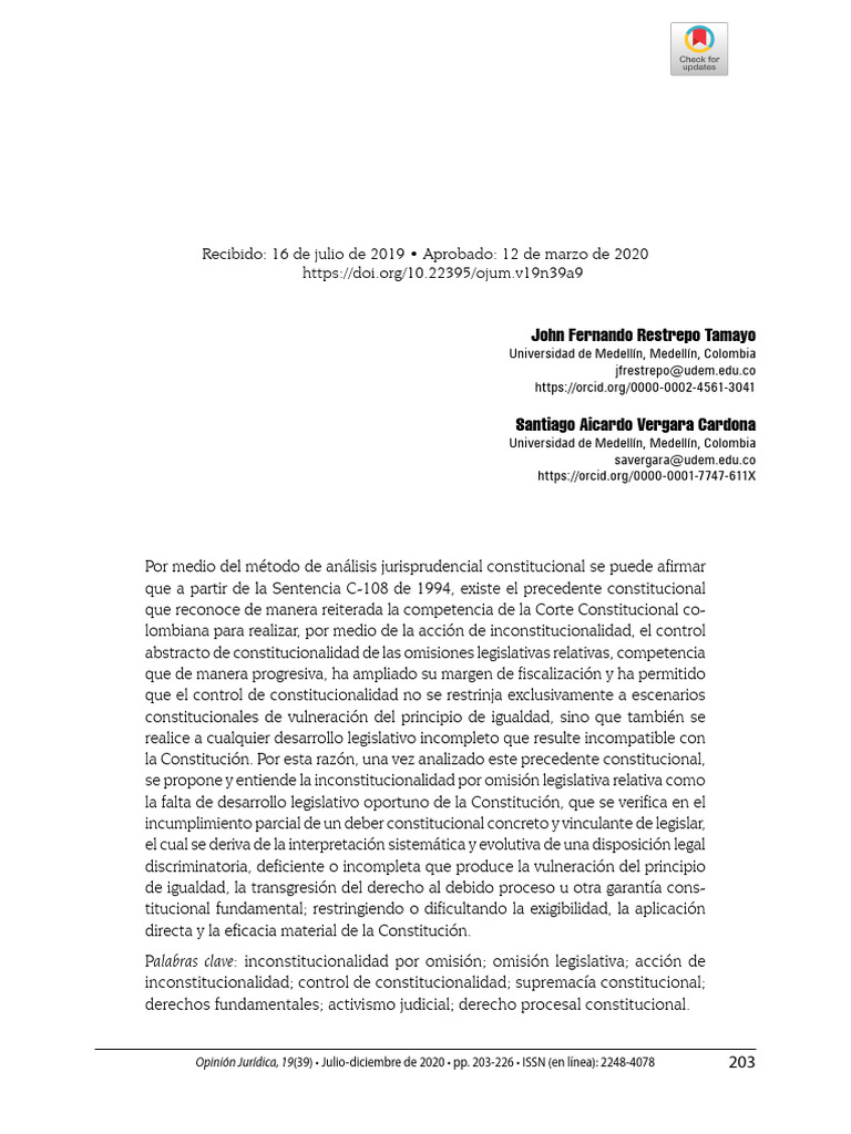 3548-Texto Del Artículo-15323-2-10-20201113 | PDF | Debido al proceso ...