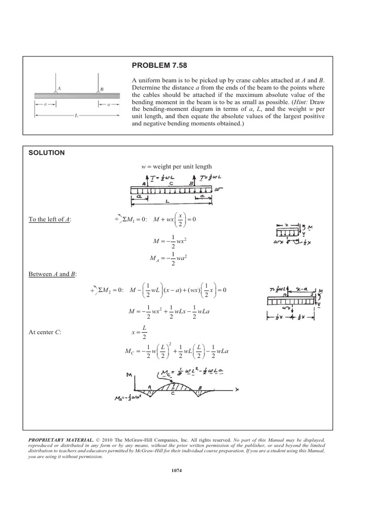 Solucionario Mecanica Vetorial para Ing. Estatica 9na Ed (Cap 6-10 ...