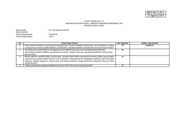 TTM 2 Pengantar Pendidikan | PDF