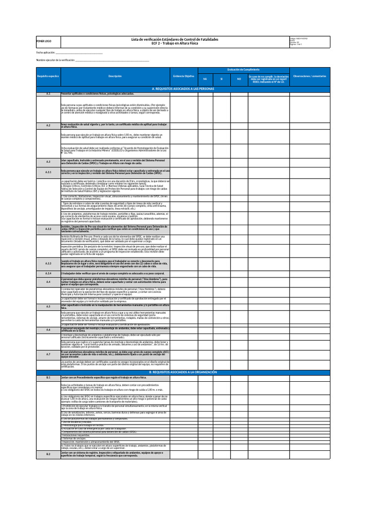 Sigo-F-Ecf02 Trabajo en Altura | PDF | Andamio | Cuerda