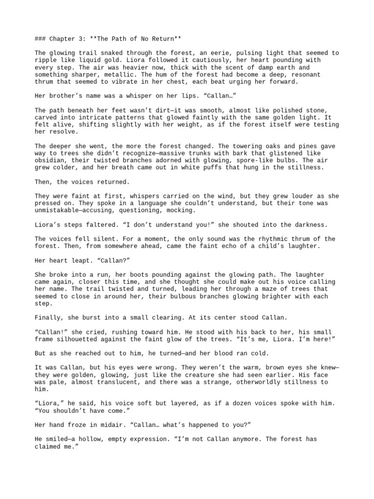 Awaken The Dark Forest - 3 | PDF | Mystery, Thriller & Crime Fiction | Poetry