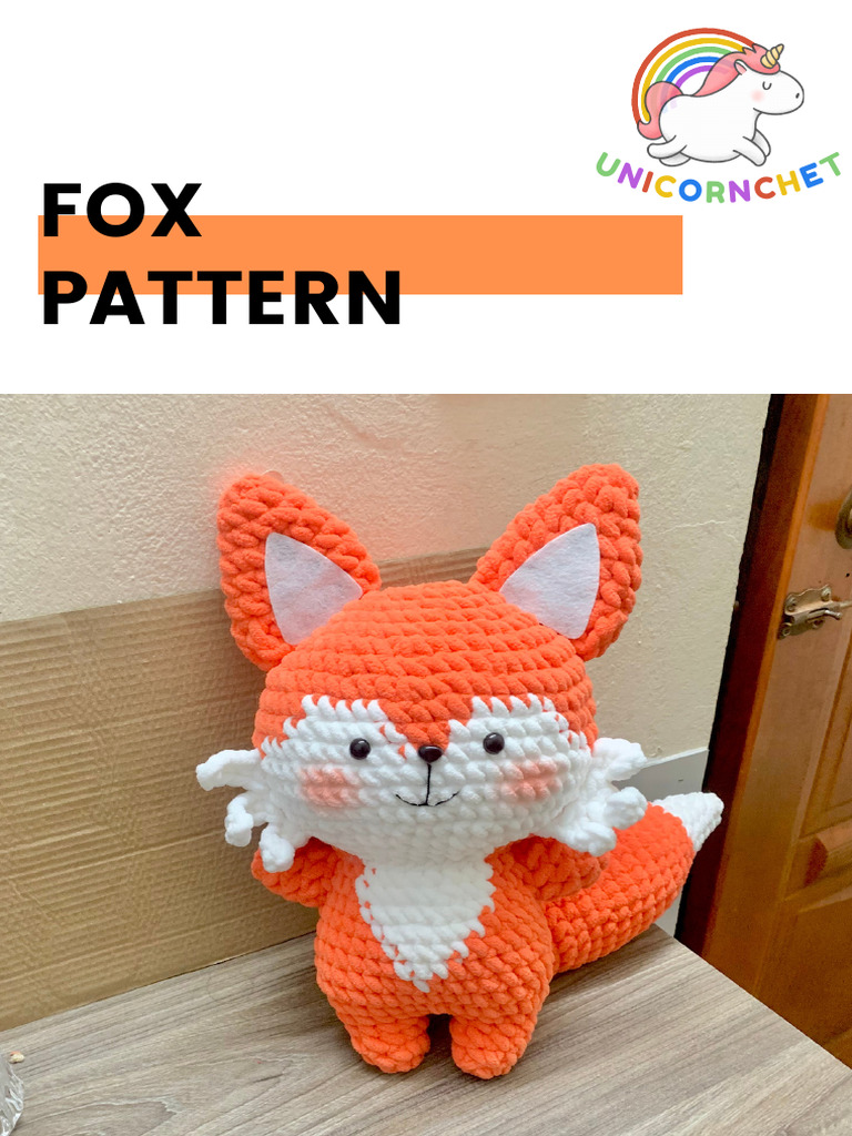 FOX Pattern | PDF | Crochet | Textile Arts