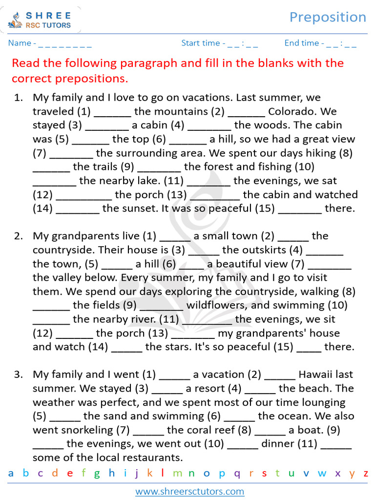 Preposition 2 | PDF