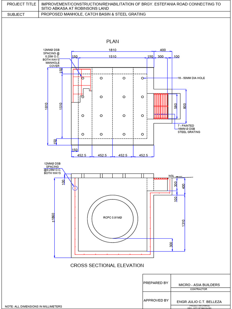 Manhole Option 1 | PDF
