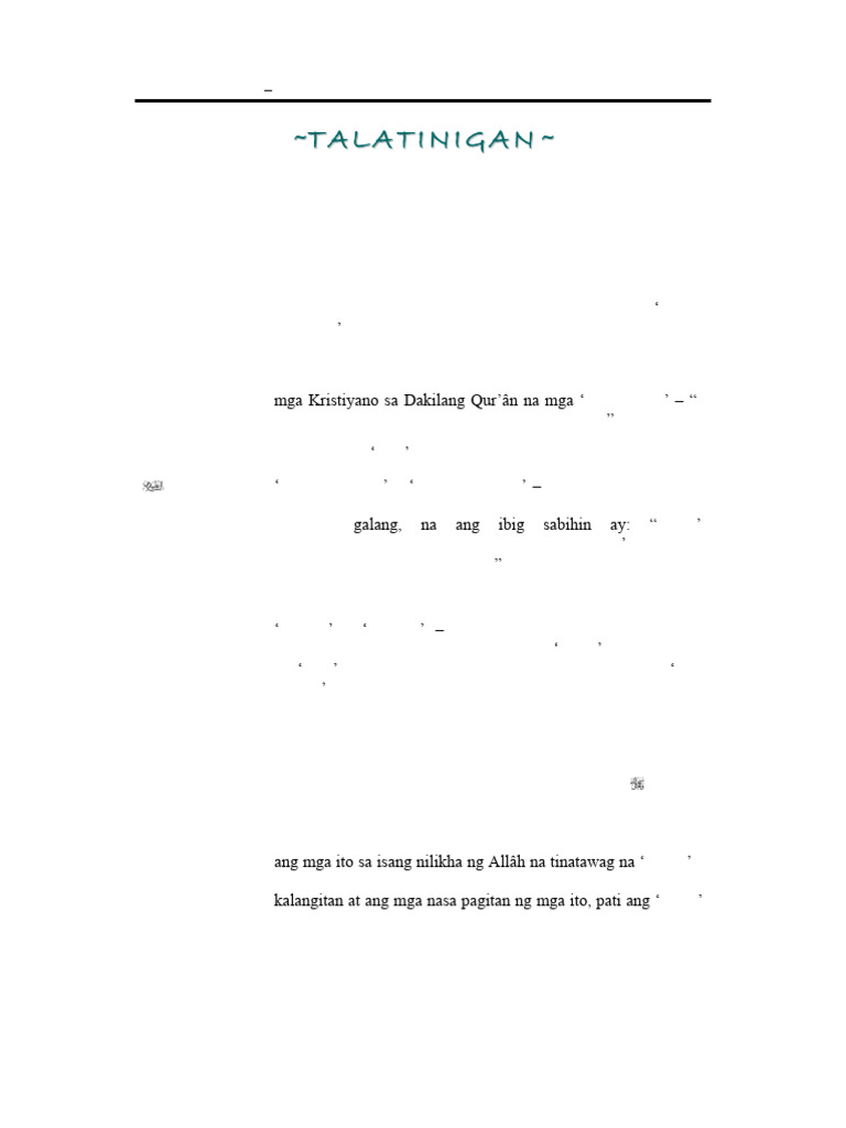 10 Talatinigan | PDF