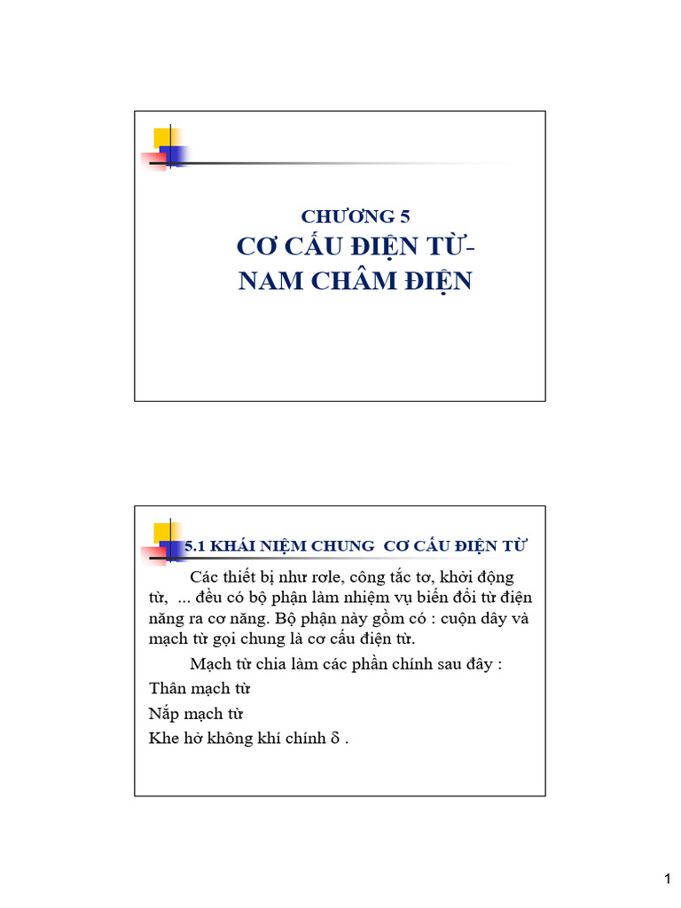 Chuong5 Nam Cham Dien | PDF