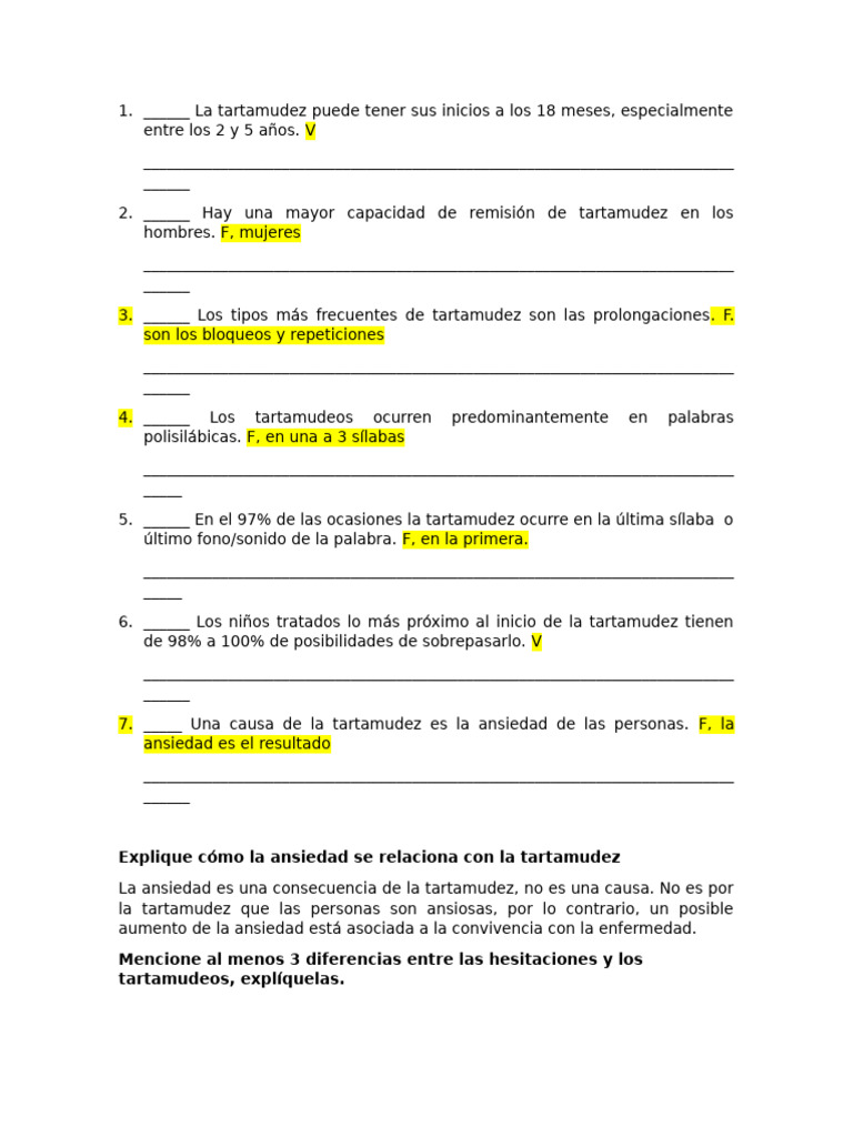 Control 2 Matriz | PDF | Tartamudeo | Comunicación humana