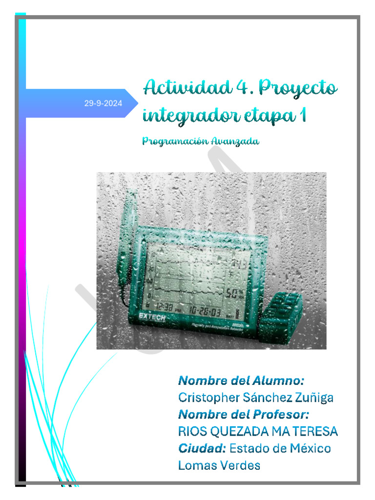 Actividad 9 Proyecto Integrador | PDF | Microcontrolador | Arduino