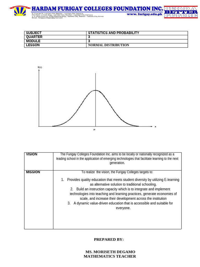 Normal Distribution Module Overview | PDF | Normal Distribution | Mode (Statistics)