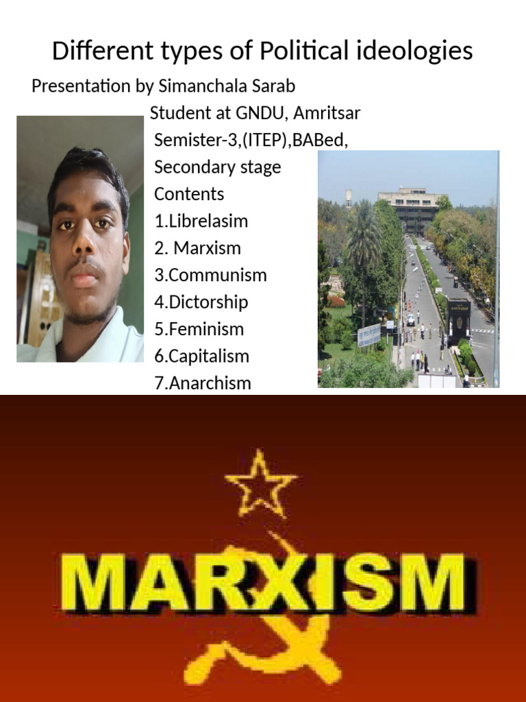 Different Types of Political Ideologies PPT by Simanchala Sarab | PDF
