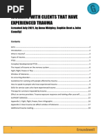 Trauma Narrative | PDF | Psychological Trauma | Emotions