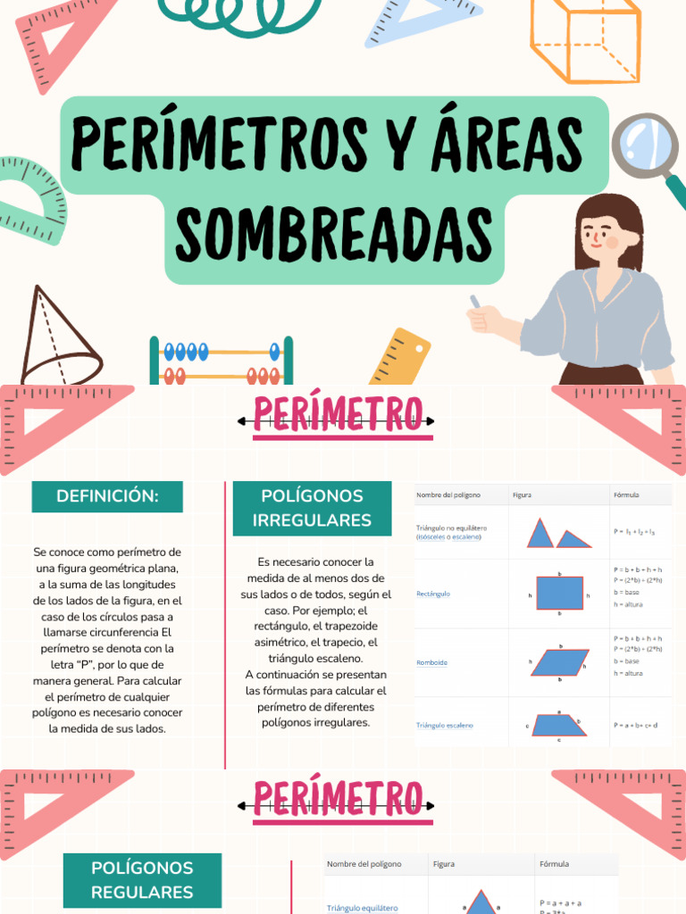 Areas y Perimetros | PDF | Zona | Triángulo