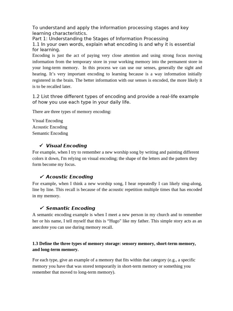 PSYCHOLOGY | PDF | Memory | Recall (Memory)