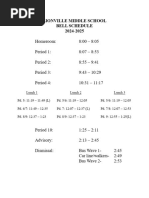 Bell Schedule 2023-24 Final | PDF