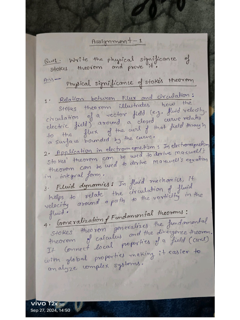 Assignment - 1 (EMFT) | PDF