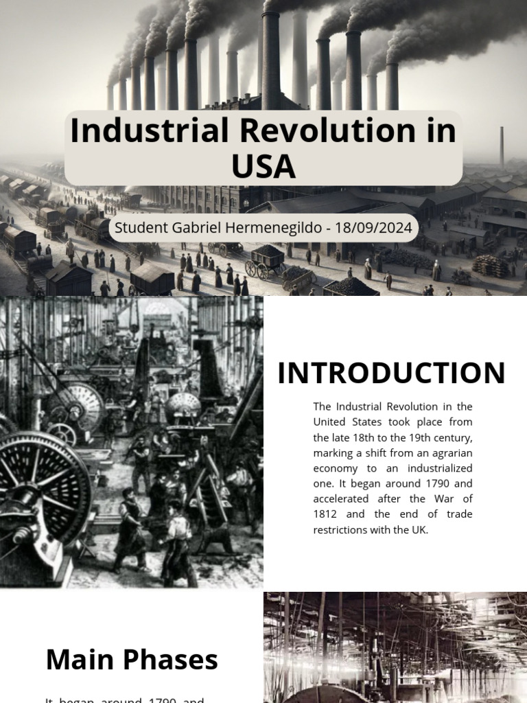 Industrial Revolution in USA | PDF